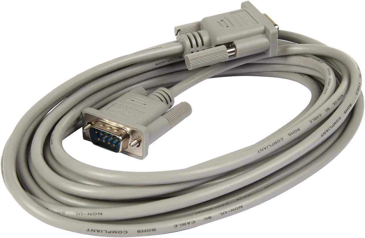 StarTech.com Model MXT106 15 ft. Straight Through Serial Cable - DB9 M/F - Newegg.com