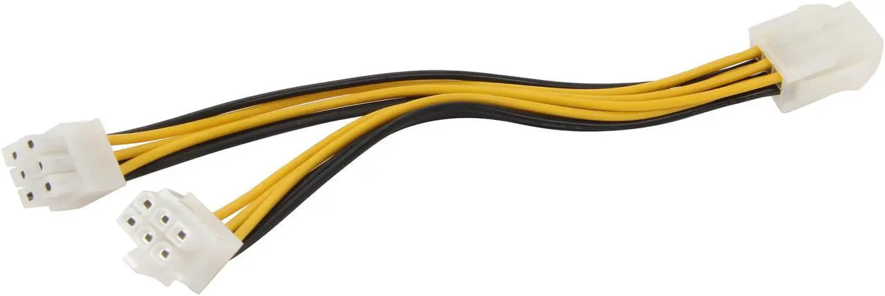 StarTech.com PCIEXSPLIT6 6.1 in. 6 Pin PCI Express Power Splitter Cable ...