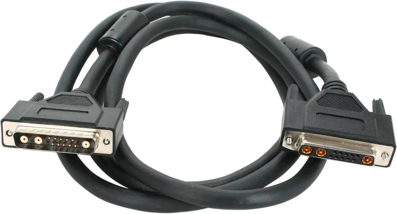 BYTECC 13W3MF-6 6 ft. DB13W3 (SUN) Monitor Male to Female Cable, Black ...