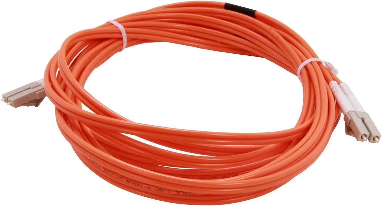 BYTECC MD-LL5 5m LC to LC Duplex (2 Strand) Cable, Multi Mode 62.5/125 ...