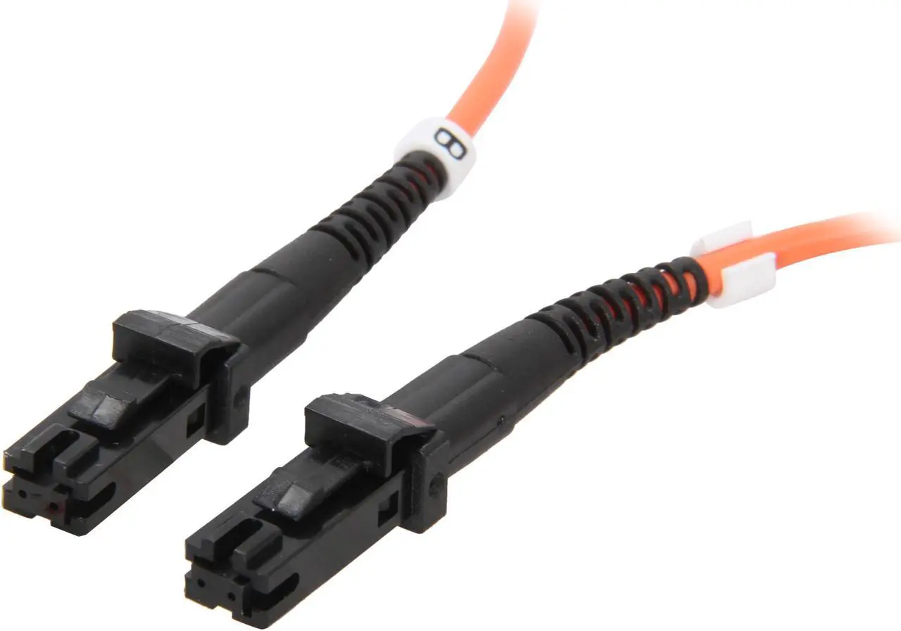 BYTECC MD-MT1 1m MTRJ to MTRJ Duplex (2 Strand) Cable, Multi Mode 62.5 ...
