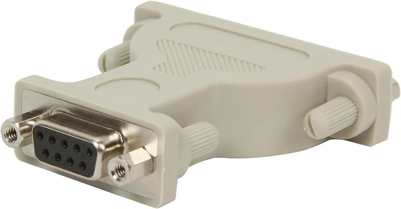 C2G 02472 DB9 Female to DB25 Female Serial RS232 Null Modem Adapter, Beige - Newegg.com