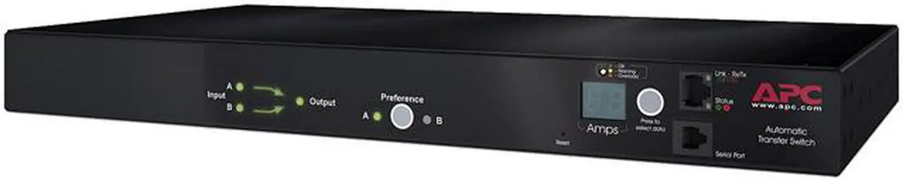 APC AP7722A Office Products Rack-mount Transfer Switches - Newegg.com