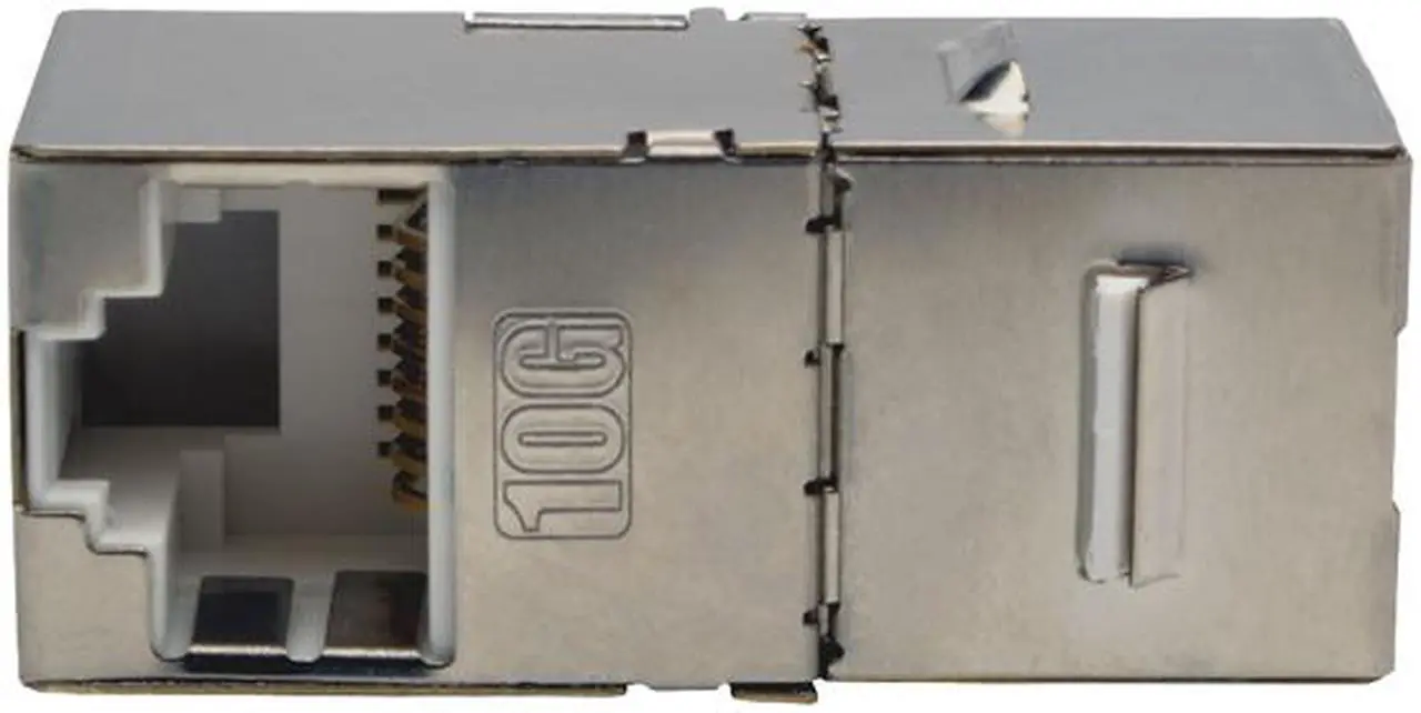Tripp Lite N235-001-SH-6AD Cat6a Straight-Through Modular Shielded In ...