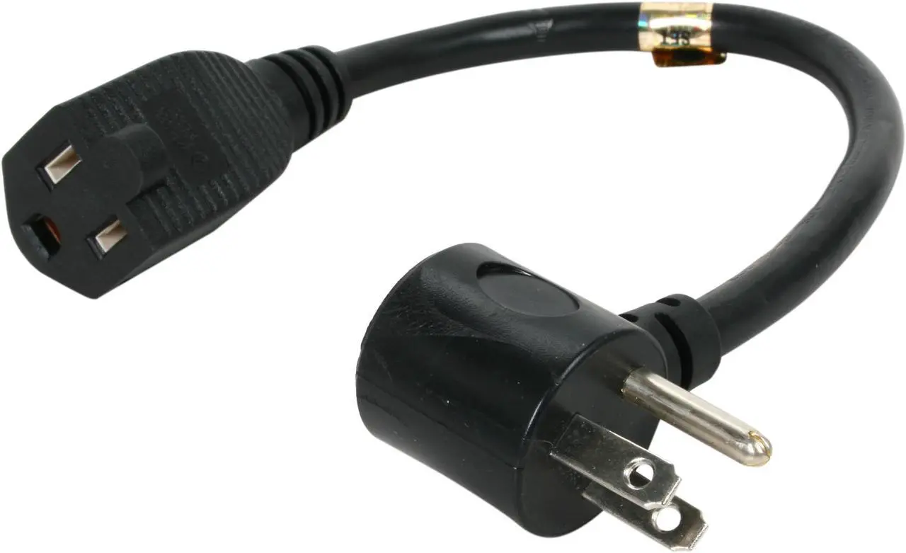 CABLES UNLIMITED Model PWR-PSLIB-3 1 ft. Outlet Xtender Power Cord with ...