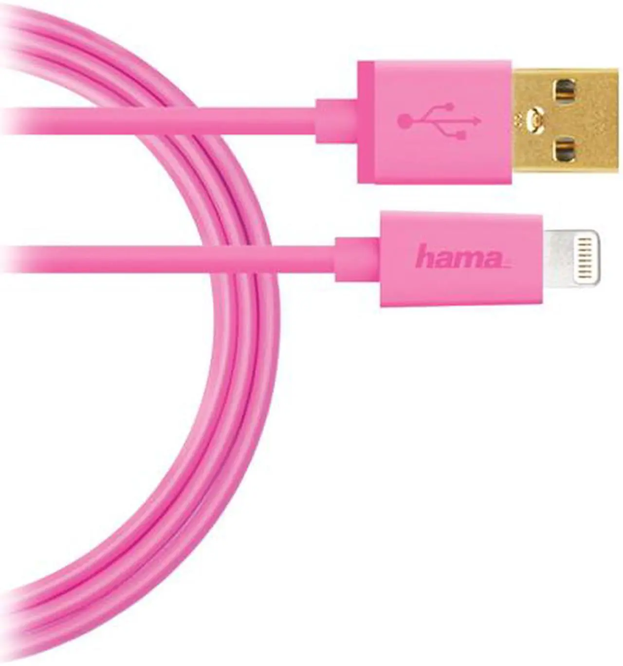 Hama U6108964 Pink MIL-SPEC LIGHTNING CABLE - Newegg.com