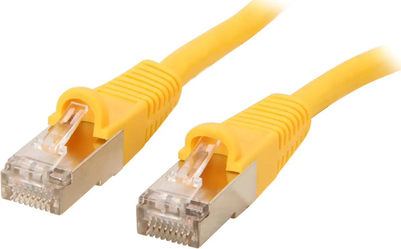 Coboc CY-CAT7-30- Yellow 30 ft. 600Mhz PIMF Network Cable - Newegg.com