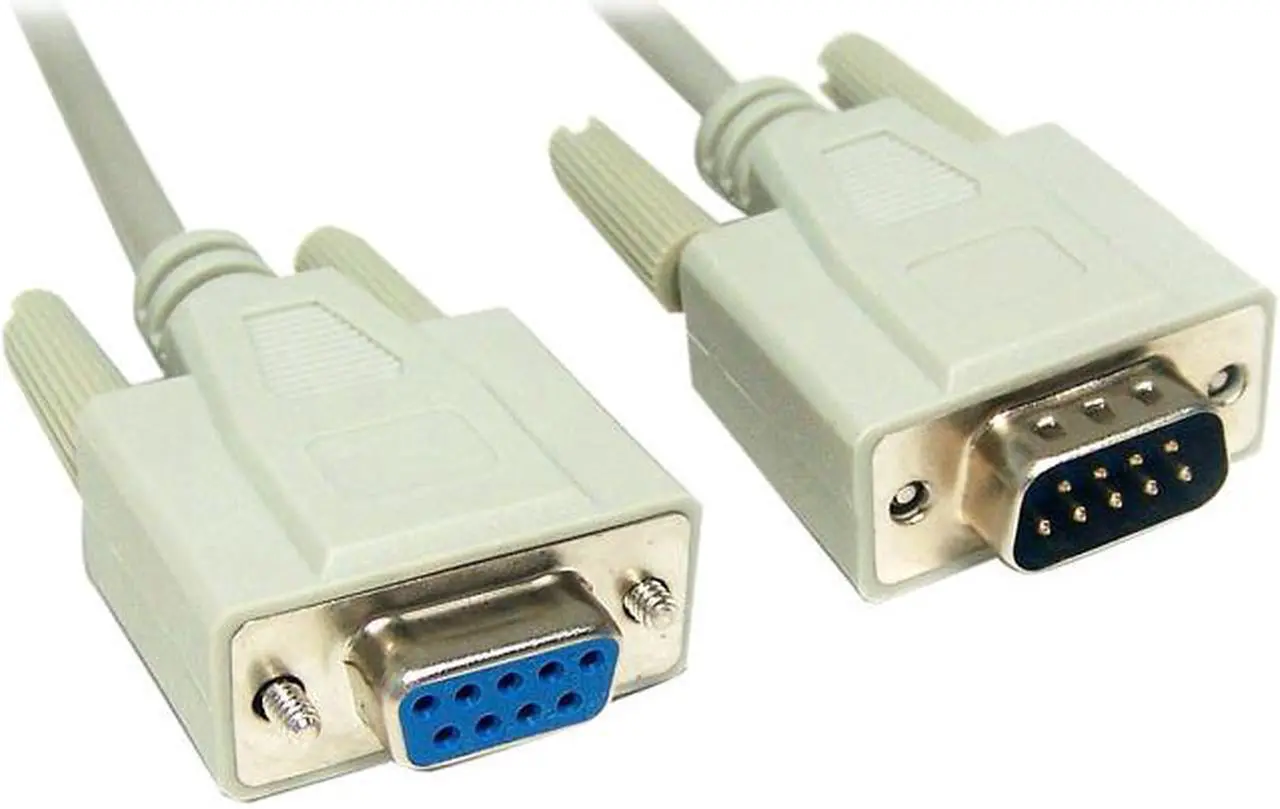 Micro Connectors Model M05-103 10 ft. DB9 Serial Extension Cable ...