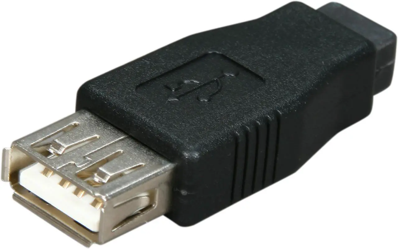 Kaybles AD-USB-AF-MINIBF USB A Female to Mini USB B (5pin) Female ...