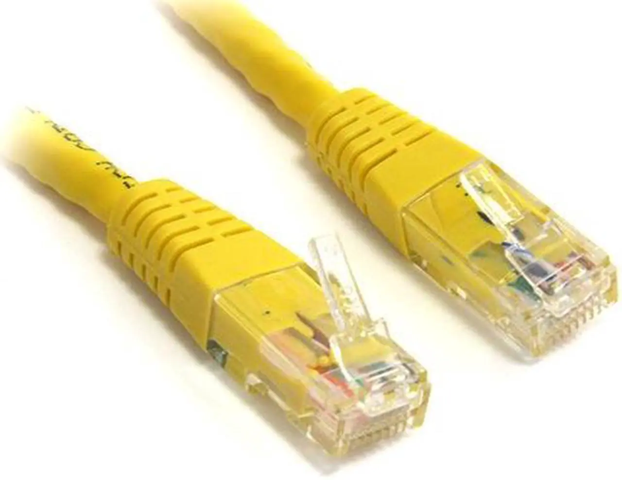 StarTech.com 6 ft Cat 6 Yellow Molded Gigabit Crossover RJ45 UTP Cat6 ...