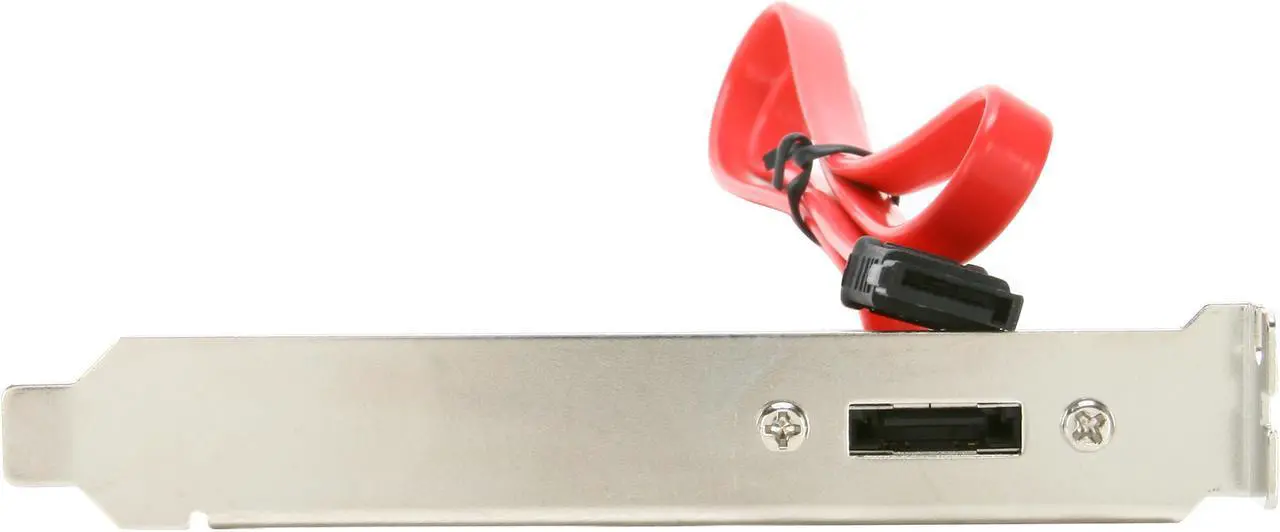 SNT CABLE-ESATAP 1.66 ft. 7-pin SATA to eSATA Port Bracket Cable ...