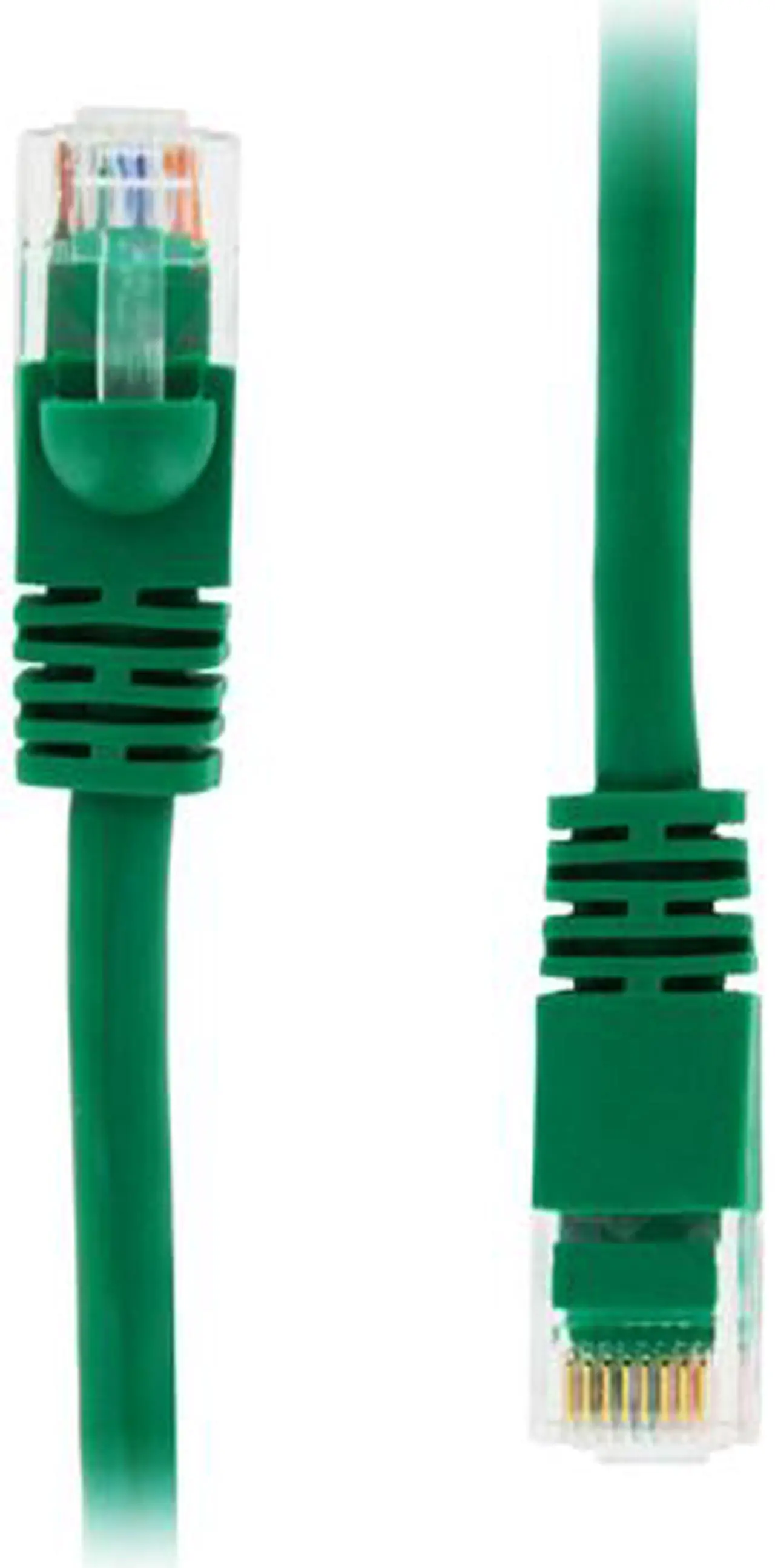(10 Pack) 7 FT RJ45 CAT6 550MHz Molded Ethernet Network Patch Cable - Green - Lifetime Warranty ...