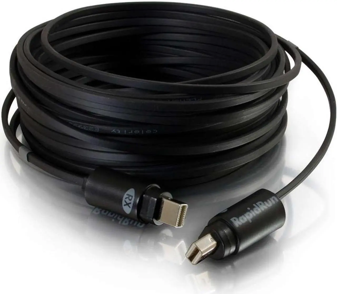 C2G 60129 RapidRun Optical Runner Cable - Plenum, OFNP-Rated, Black ...
