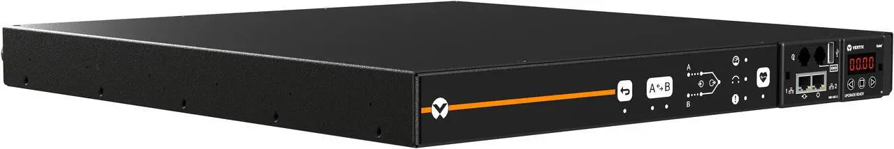 Vertiv VA4N1100 Switched Auto Transfer Switch 1U RPDU Rack Transfer ...
