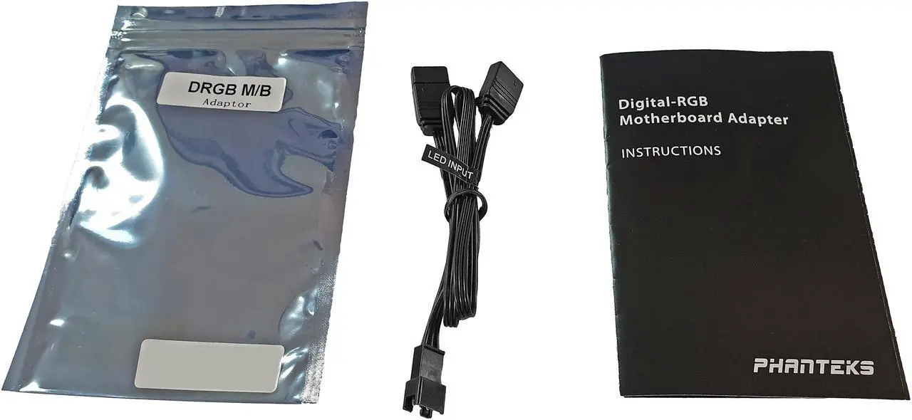 Phanteks 3 Pin Digital RGB LED 600mm Extension Adapter Cable - Newegg.com