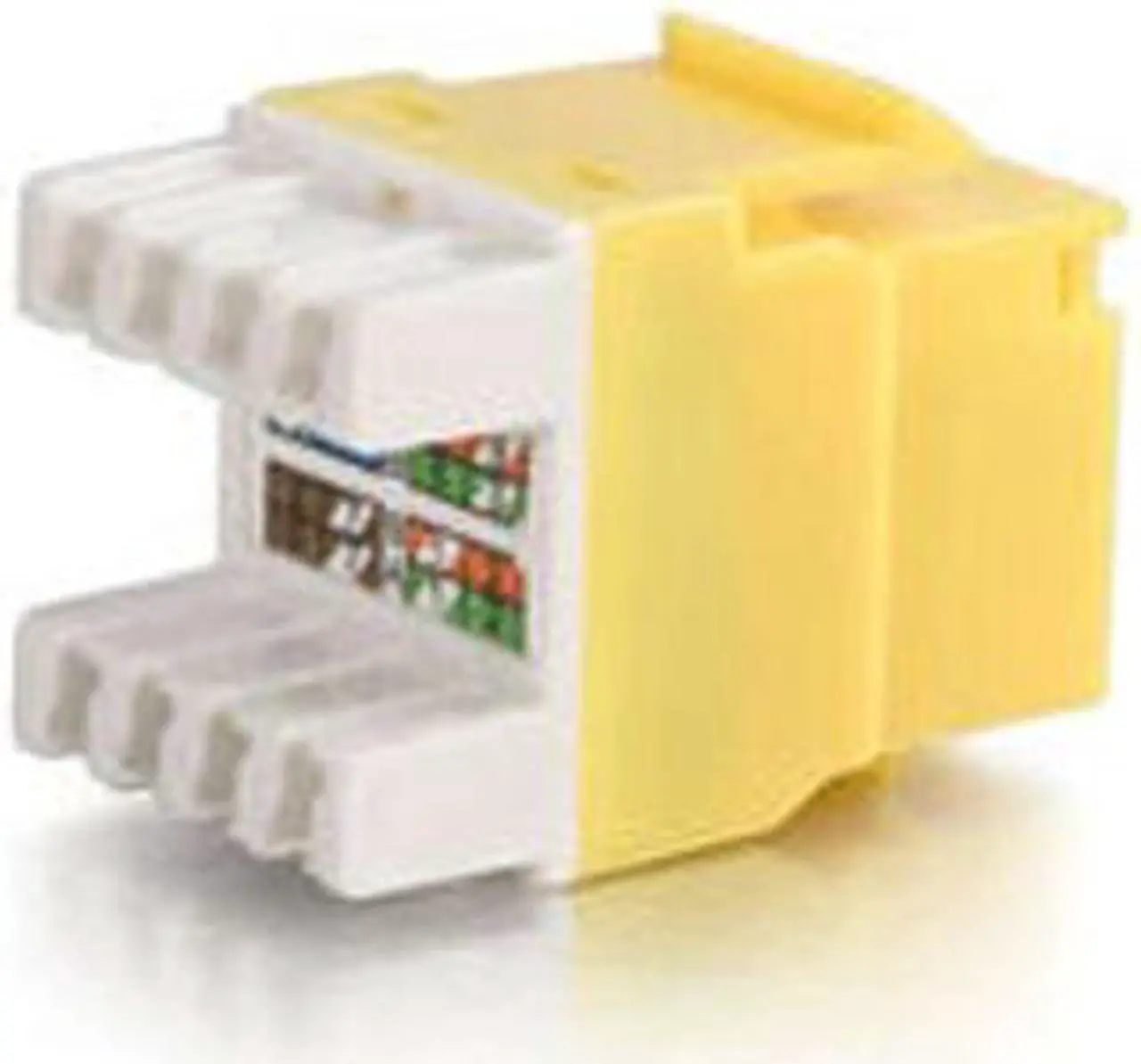 C2G Cat5E RJ45 UTP Keystone Jack - Yellow - Newegg.com
