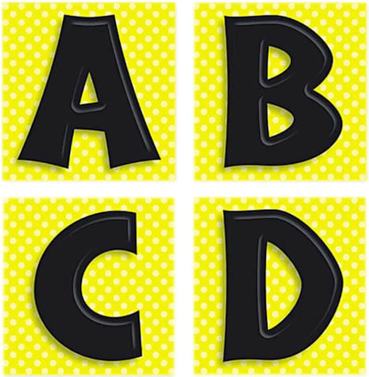 Quick Stick Letters Set, 45 Pieces, Black - Newegg.com