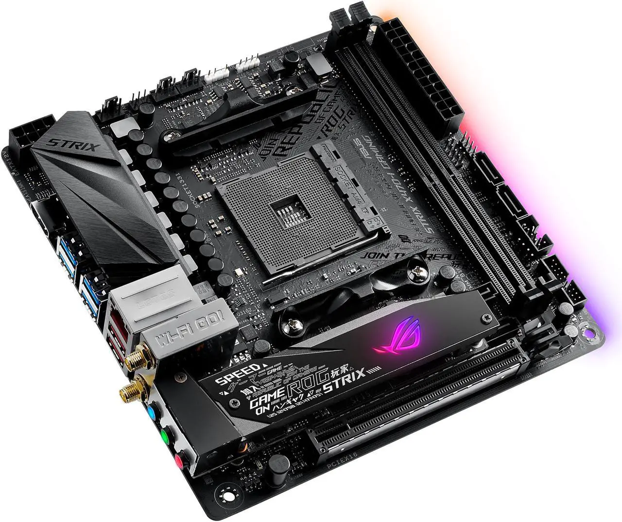 ASUS ROG Strix X470-I Gaming AM4 Mini ITX AMD Motherboard - Newegg.ca