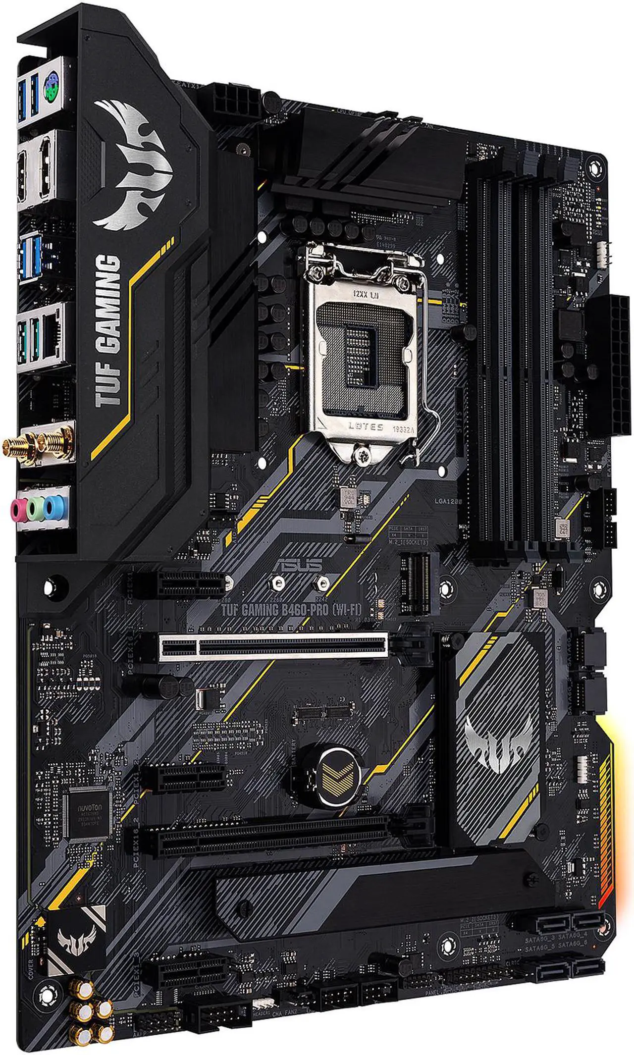 ASUS TUF GAMING B460-PRO (WI-FI) LGA 1200 ATX Intel Motherboard ...