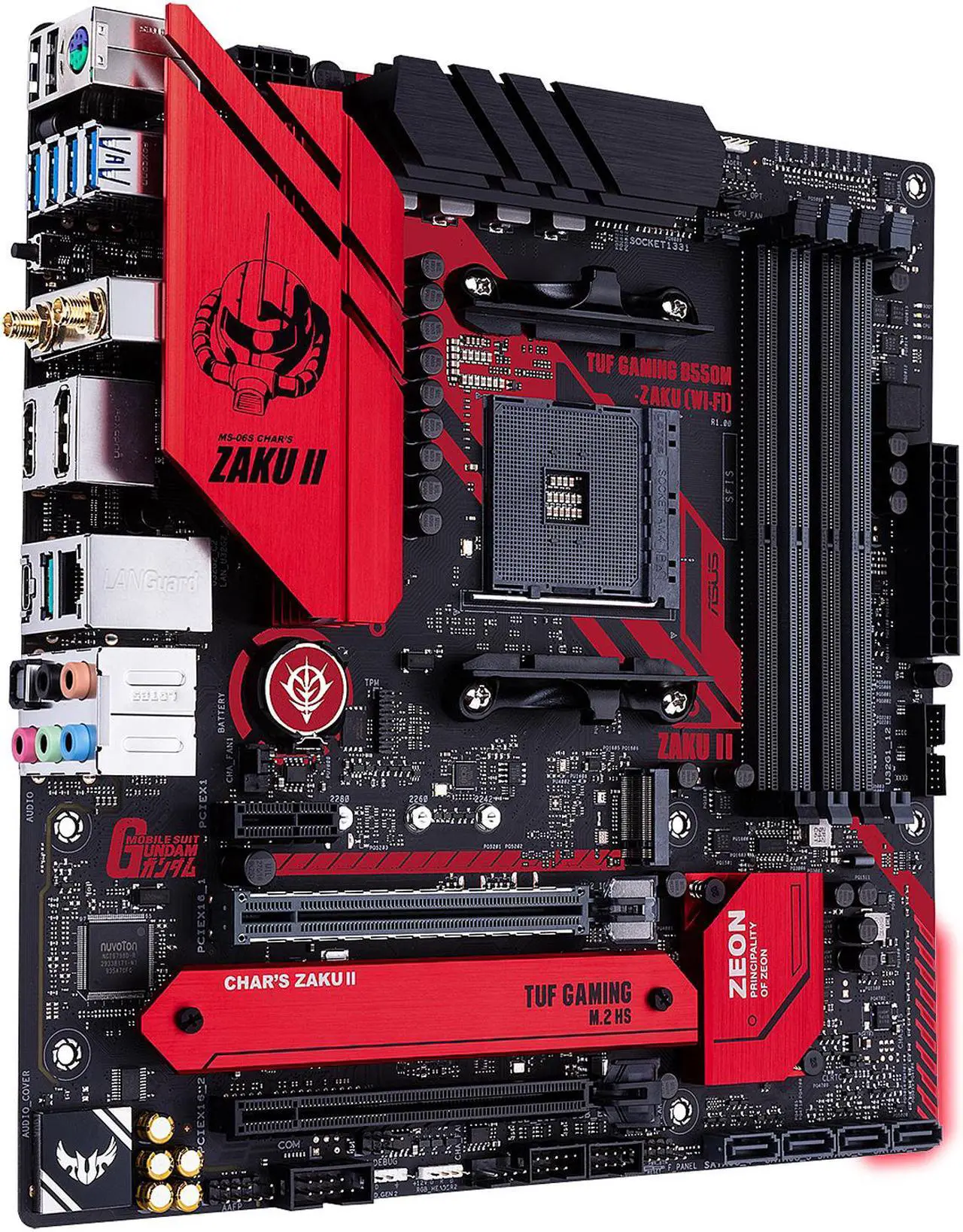 Open Box: ASUS TUF GAMING B550M-ZAKU (WI-FI) AM4 Micro ATX AMD ...
