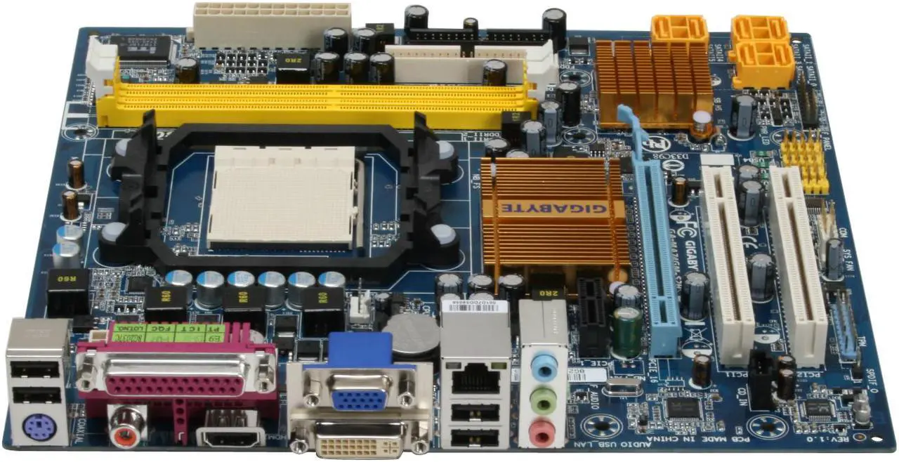 GIGABYTE GA-MA74GM-S2H AM2+/AM2 Micro ATX AMD Motherboard - Newegg.com