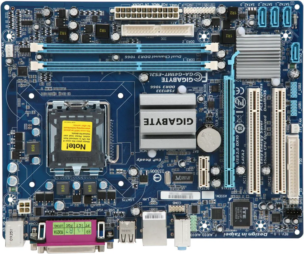 GIGABYTE GA-G41MT-ES2L LGA 775 Micro ATX Intel Motherboard - Newegg.com