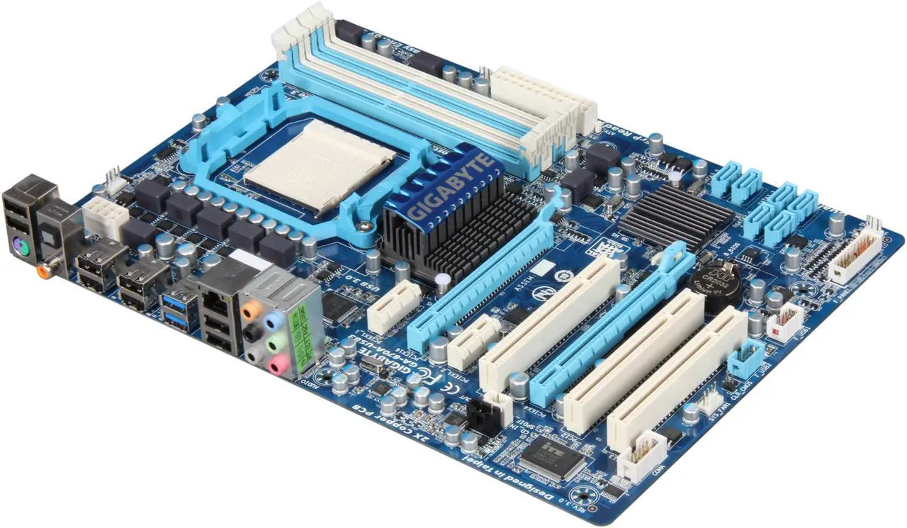 GIGABYTE GA-870A-USB3 AM3 ATX AMD Motherboard - Newegg.com