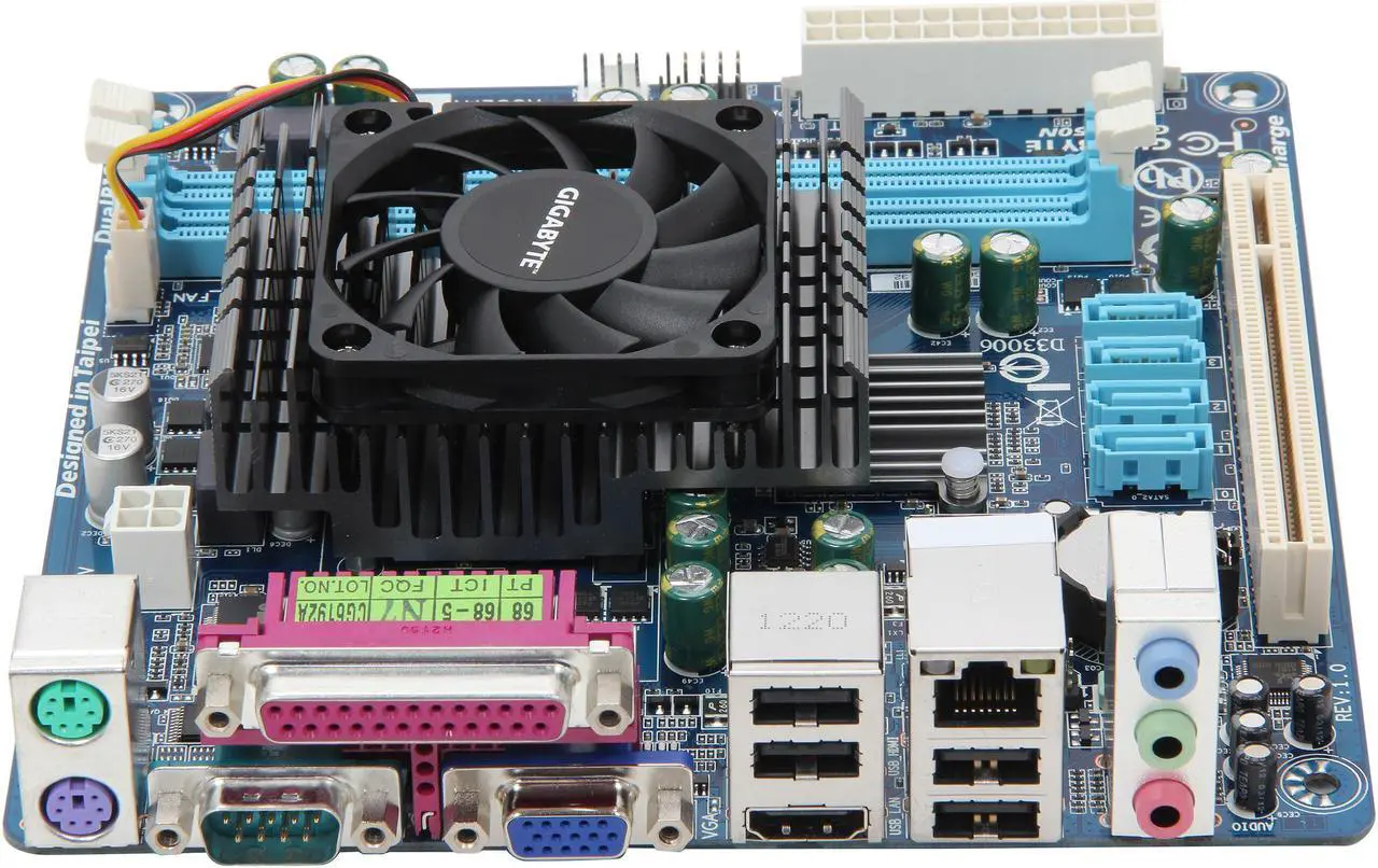 GIGABYTE GA-E350N AMD E-350D APU Mini ITX Motherboard / CPU Combo ...