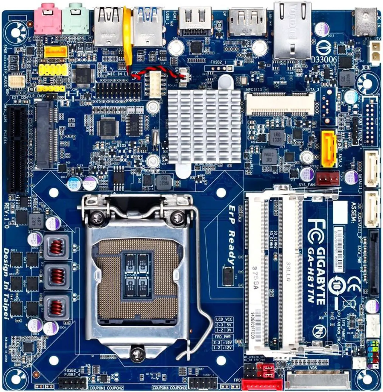 GIGABYTE GA-H81TN Mini ITX Intel Motherboard - Newegg.com