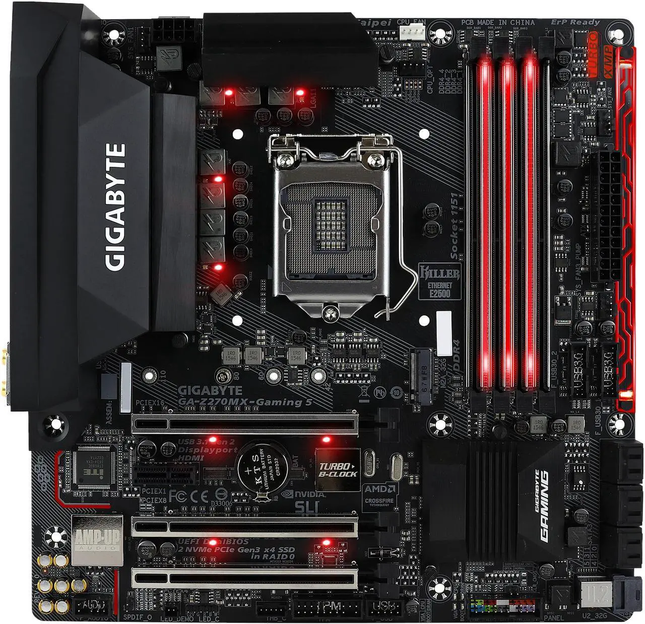 Open Box: GIGABYTE GA-Z270MX-Gaming 5 (rev. 1.0) LGA 1151 Micro ATX ...