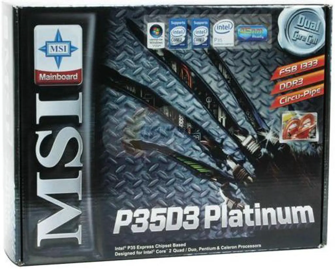 MSI P35D3 Platinum LGA 775 ATX Intel Motherboard - Newegg.com