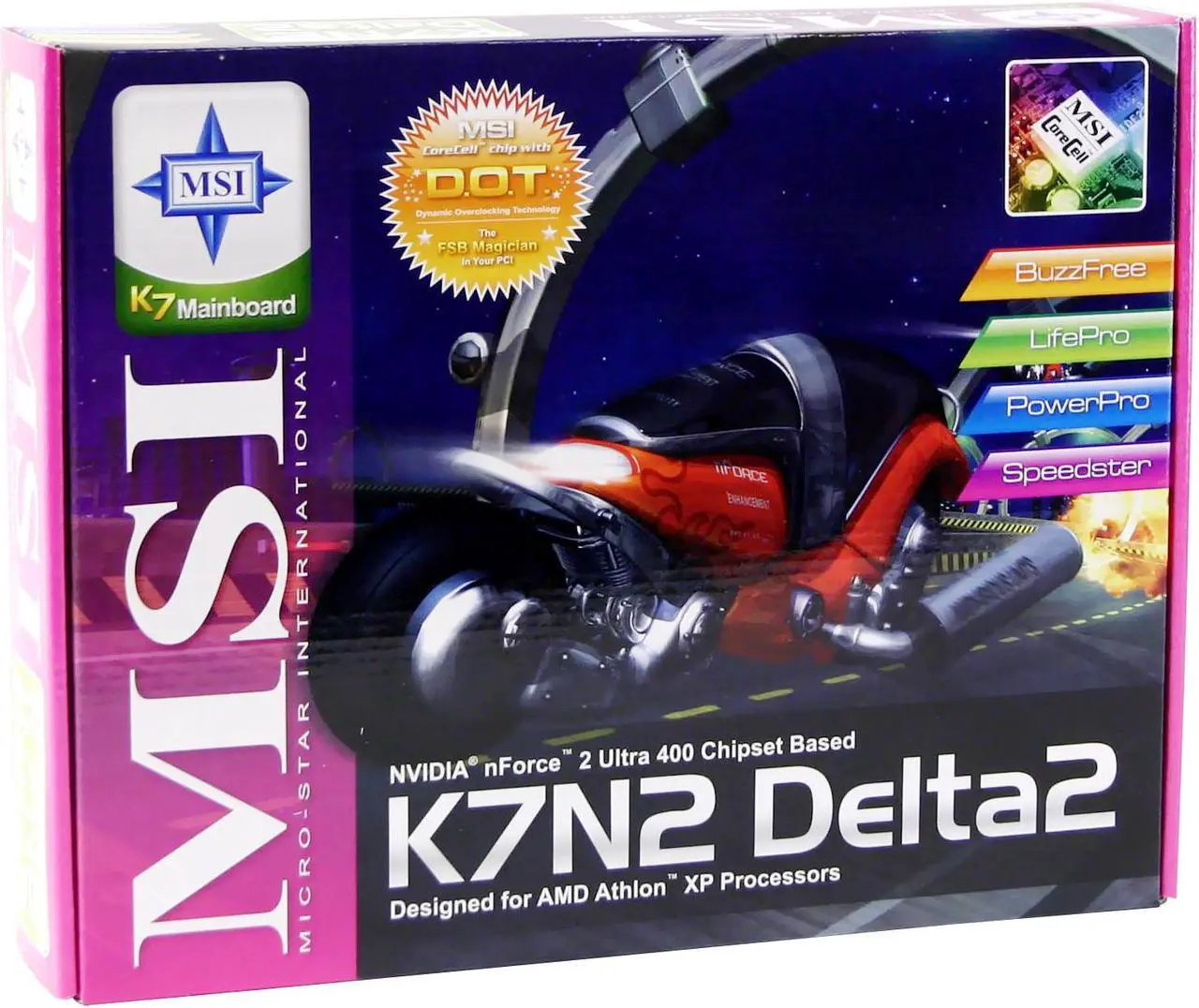 MSI K7N2 Delta2-LSR 462(A) ATX AMD Motherboard - Newegg.com