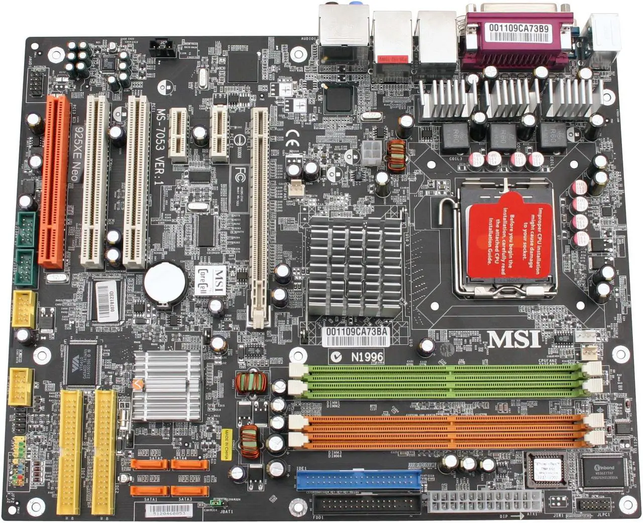MSI 925XE Neo Platinum-54G LGA 775 ATX Intel Motherboard - Newegg.com