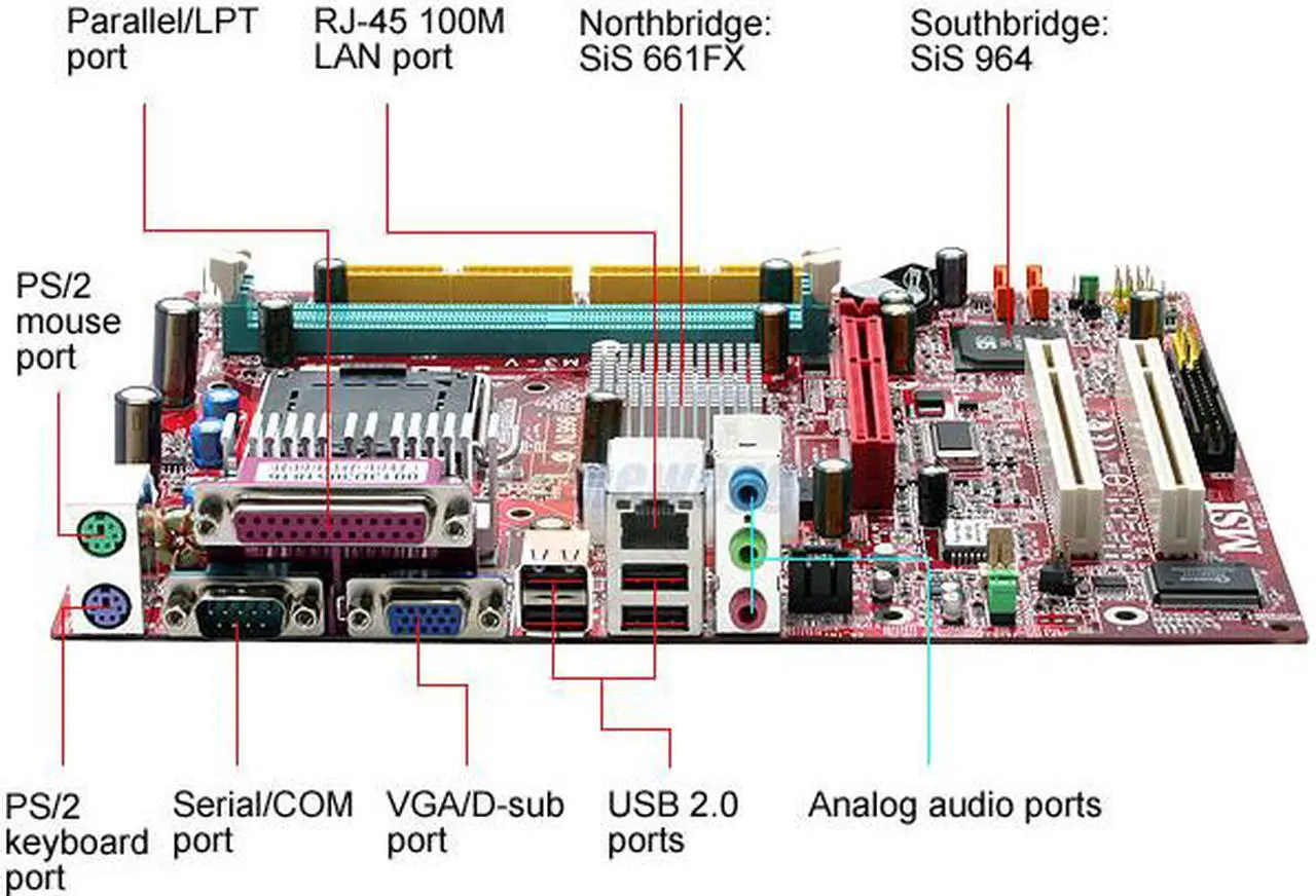 MSI 661FM3-V LGA 775 Micro ATX Intel Motherboard - Newegg.com