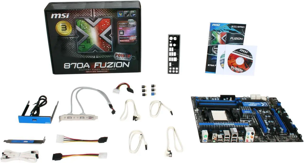 MSI 870A Fuzion Power Edition AM3 ATX AMD Motherboard - Newegg.com