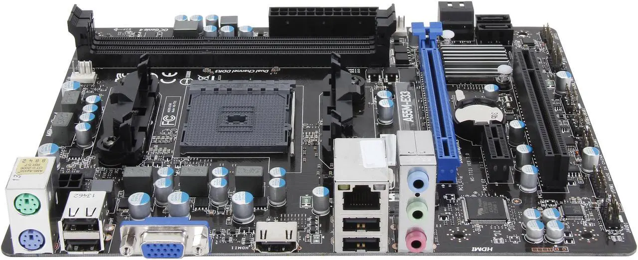 MSI A55M-E33 FM2+ / FM2 Micro ATX AMD Motherboard - Newegg.com