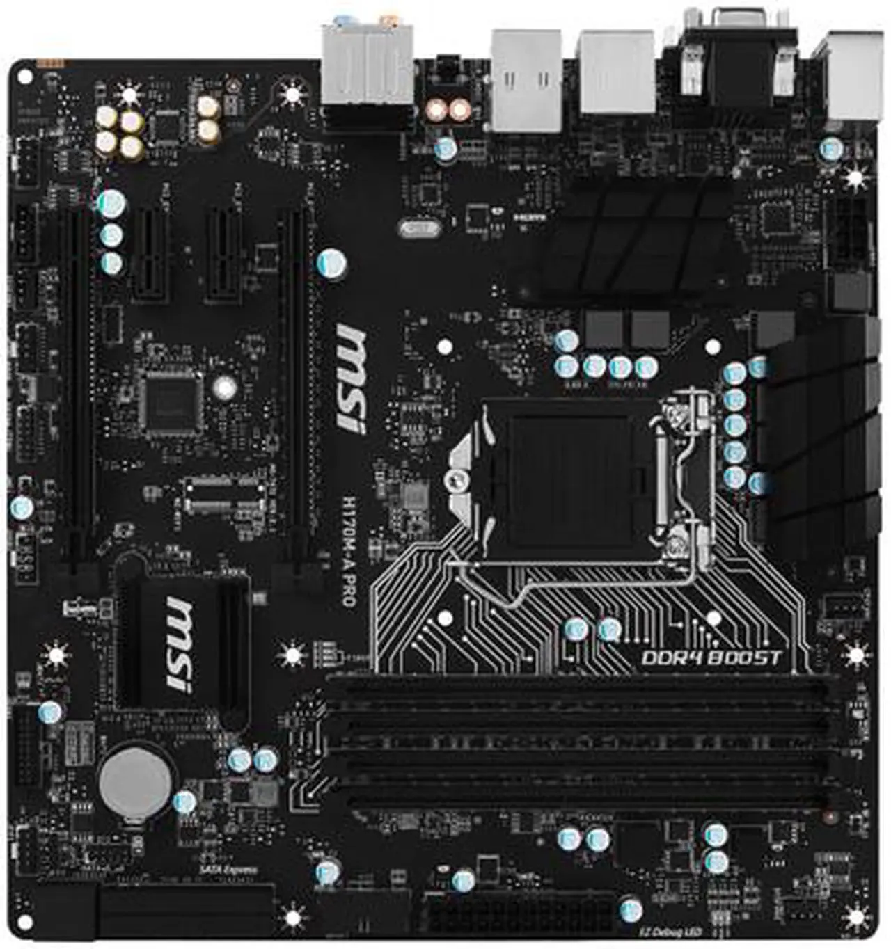 MSI CSM-H170M-A Pro LGA 1151 Micro ATX Intel Motherboard - Newegg.com
