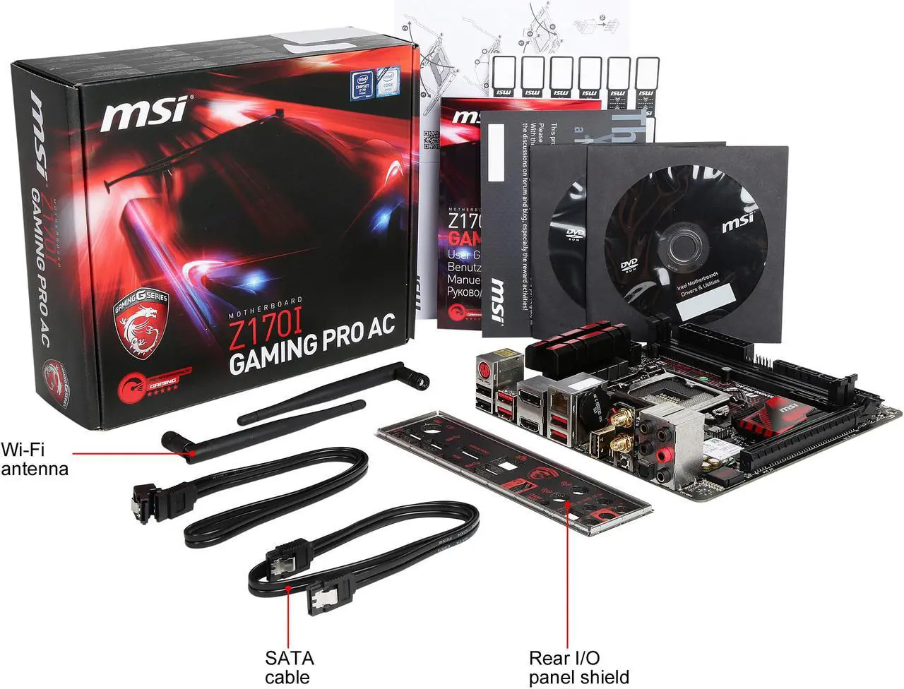 Refurbished: MSI Z170I Gaming Pro AC LGA 1151 Mini ITX Intel Motherboard - Newegg.com