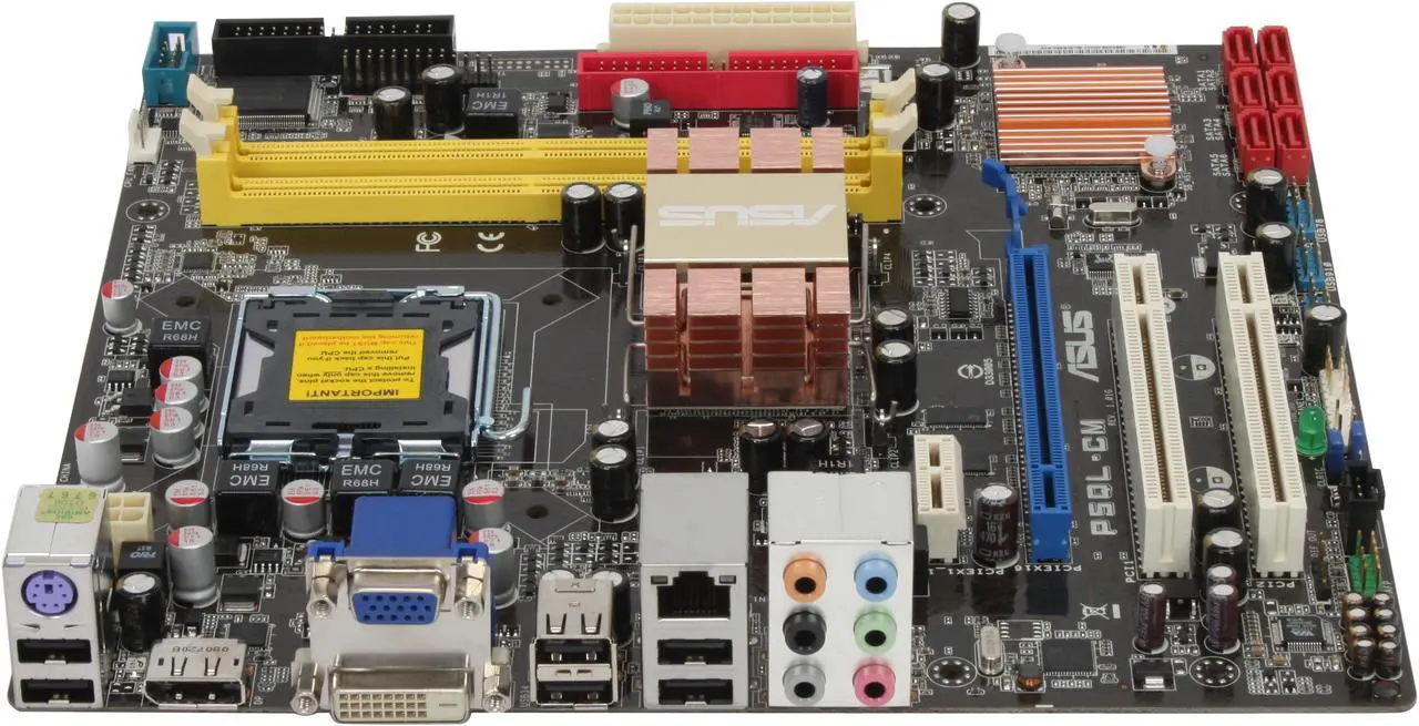 ASUS P5QL-CM LGA 775 Micro ATX Intel Motherboard - Newegg.com