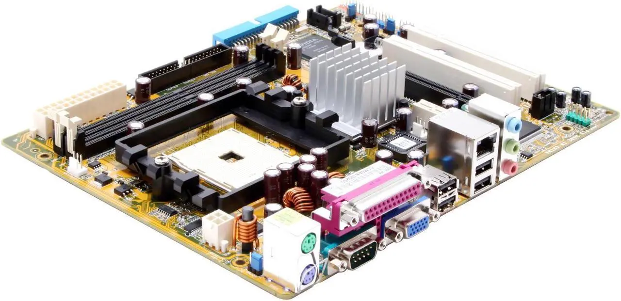 ASUS K8N-VM 754 Micro ATX AMD Motherboard - Newegg.com