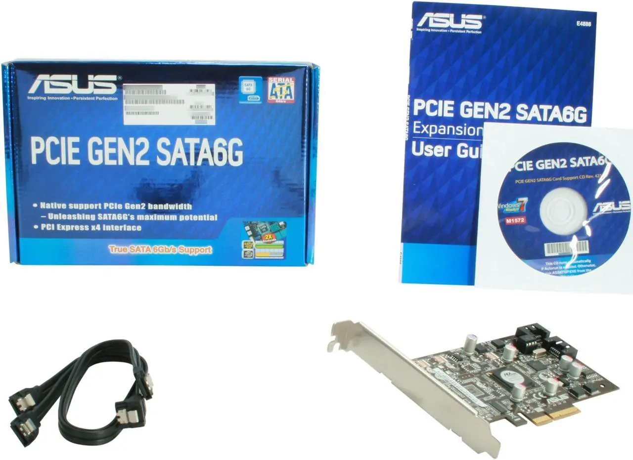ASUS Model PCIE GEN2 SATA6G Expansion Card - Newegg.com