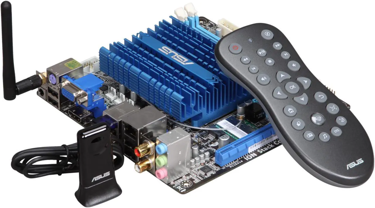 ASUS AT3IONT-I Deluxe Intel Atom 330 Mini ITX Motherboard / CPU Combo - Newegg.com