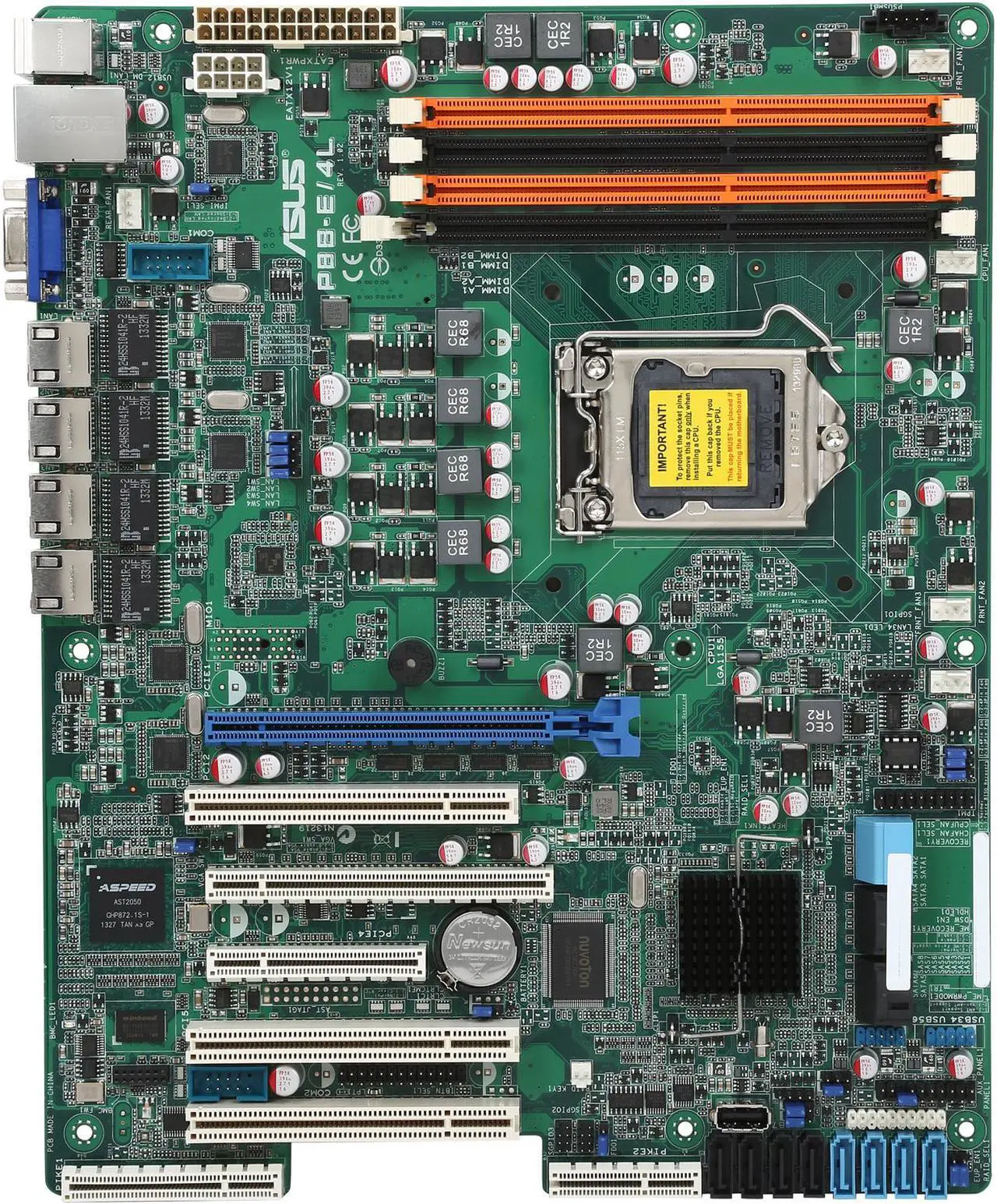 ASUS P8B-E/4L ATX Server Motherboard - Newegg.com