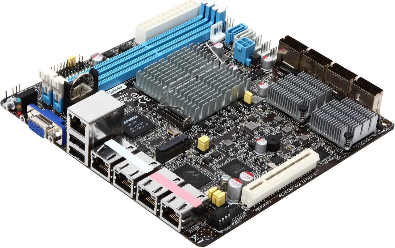 ASUS P9A-I/C2550/SAS/4L Mini ITX Green and Space-Saving Server Board ...