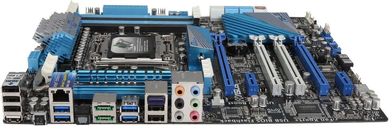 Refurbished: ASUS P9X79 PRO-R LGA 2011 ATX Intel Motherboard with USB ...