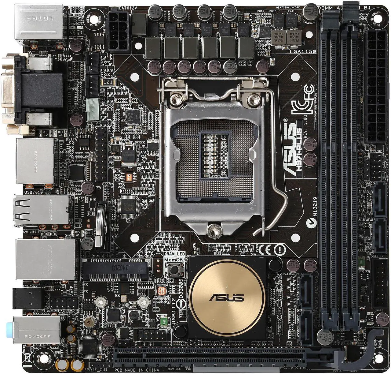Refurbished: ASUS H97I-PLUS-R LGA 1150 Mini ITX Intel Motherboard ...