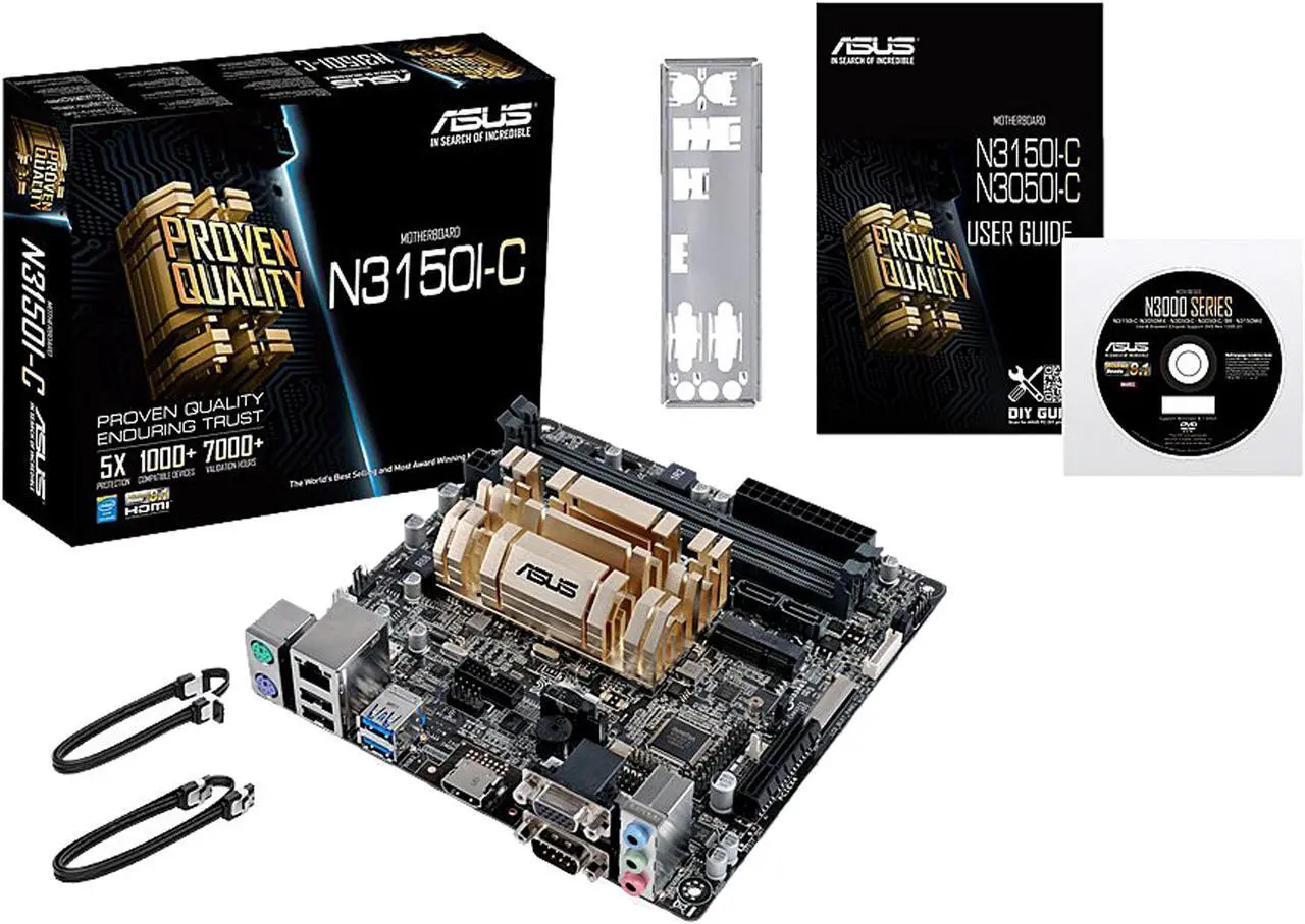 ASUS N3150I-C Intel Celeron Quad-Core N3150 SoC onboard Processors Mini ...