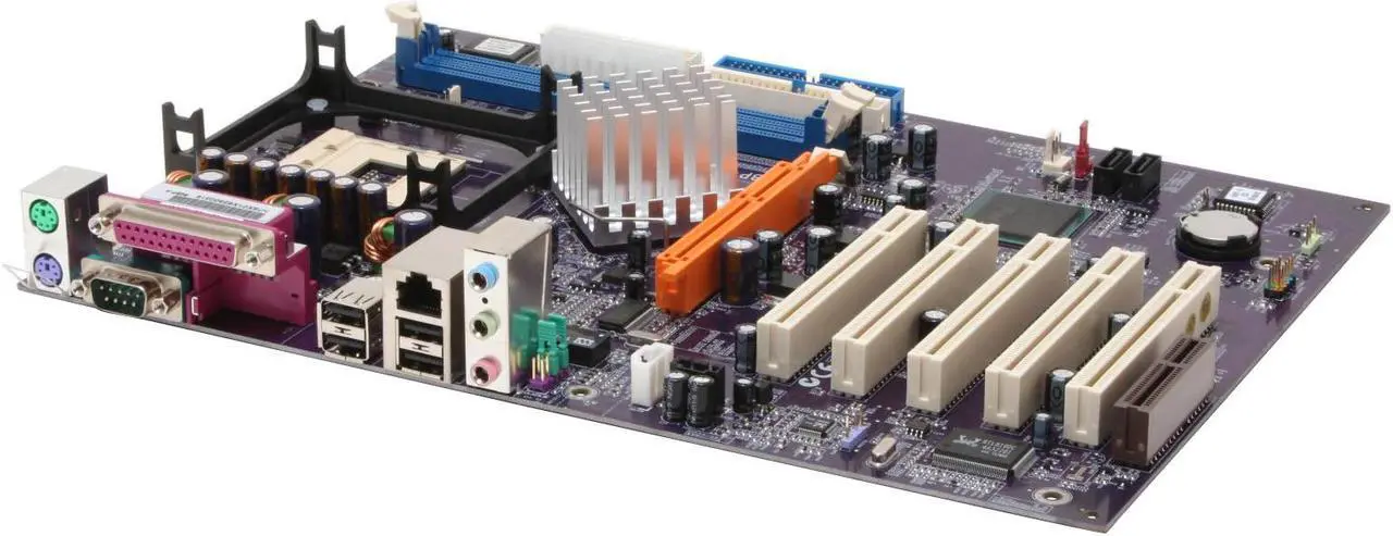 Refurbished: ECS 848P-A (V2.0) Socket 478 ATX Intel Motherboard ...
