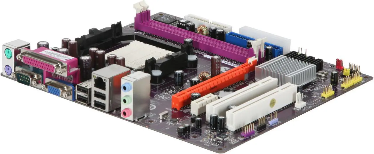 ECS Geforce6100PM-M2 AM2+/AM2 Micro ATX AMD Motherboard - Newegg.com