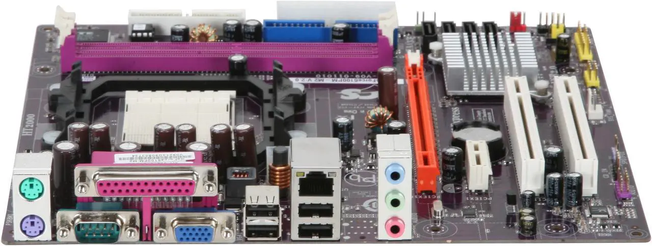 ECS Geforce6100PM-M2 AM2+/AM2 Micro ATX AMD Motherboard - Newegg.com